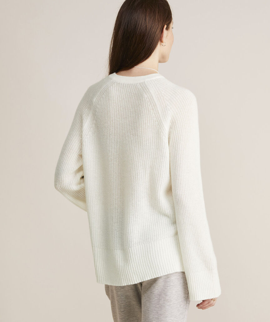 Shop Seaspun Cashmere Ribbed Crewneck Sweater at vineyard vines