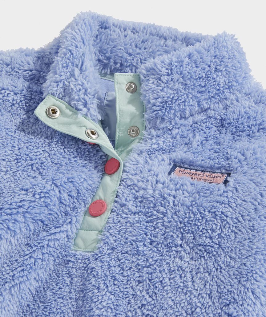 Shop Girls Teddy Snap Placket Pull-Over at vineyard vines