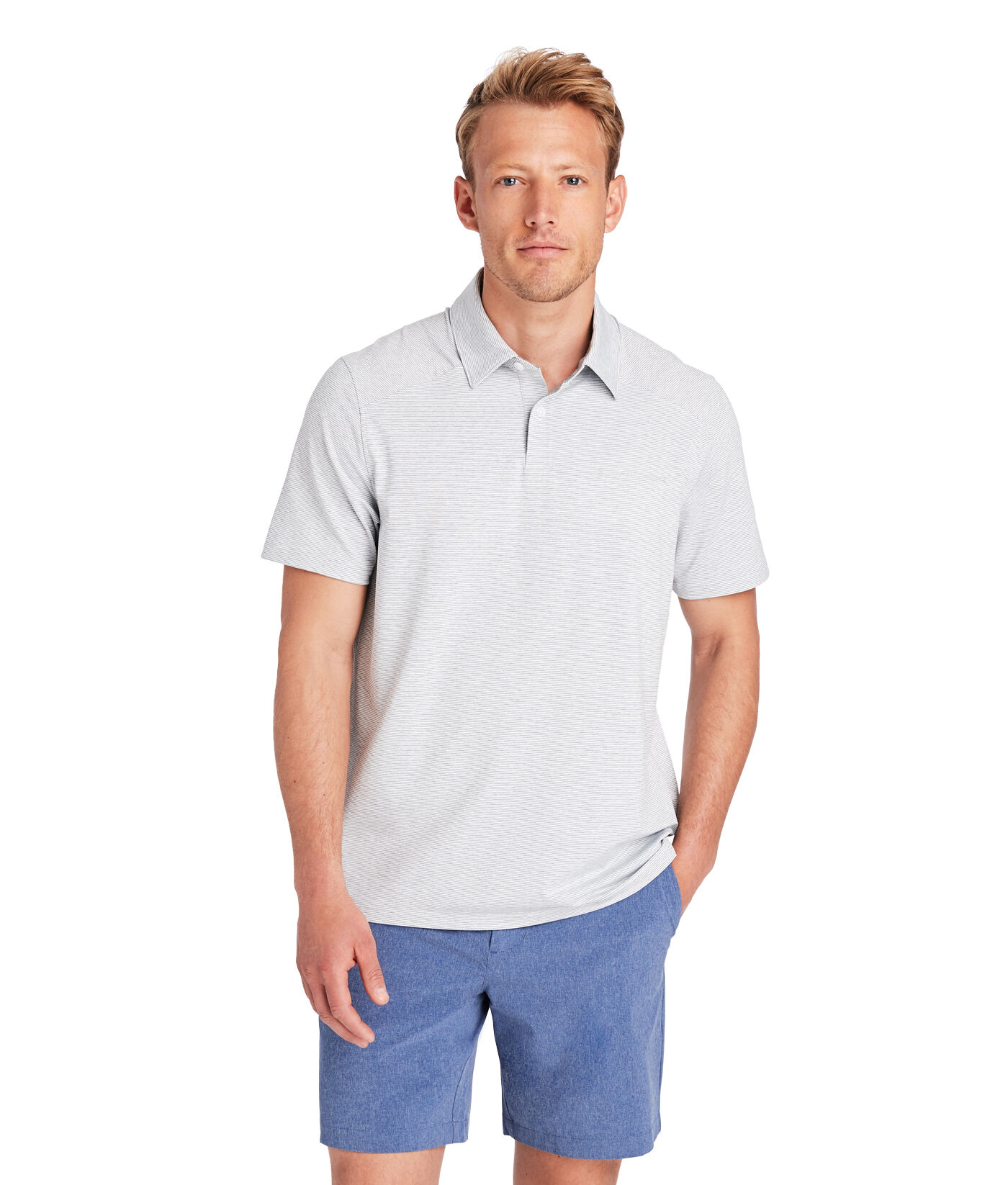 Shop Destin Stripe Bowline Polo at vineyard vines