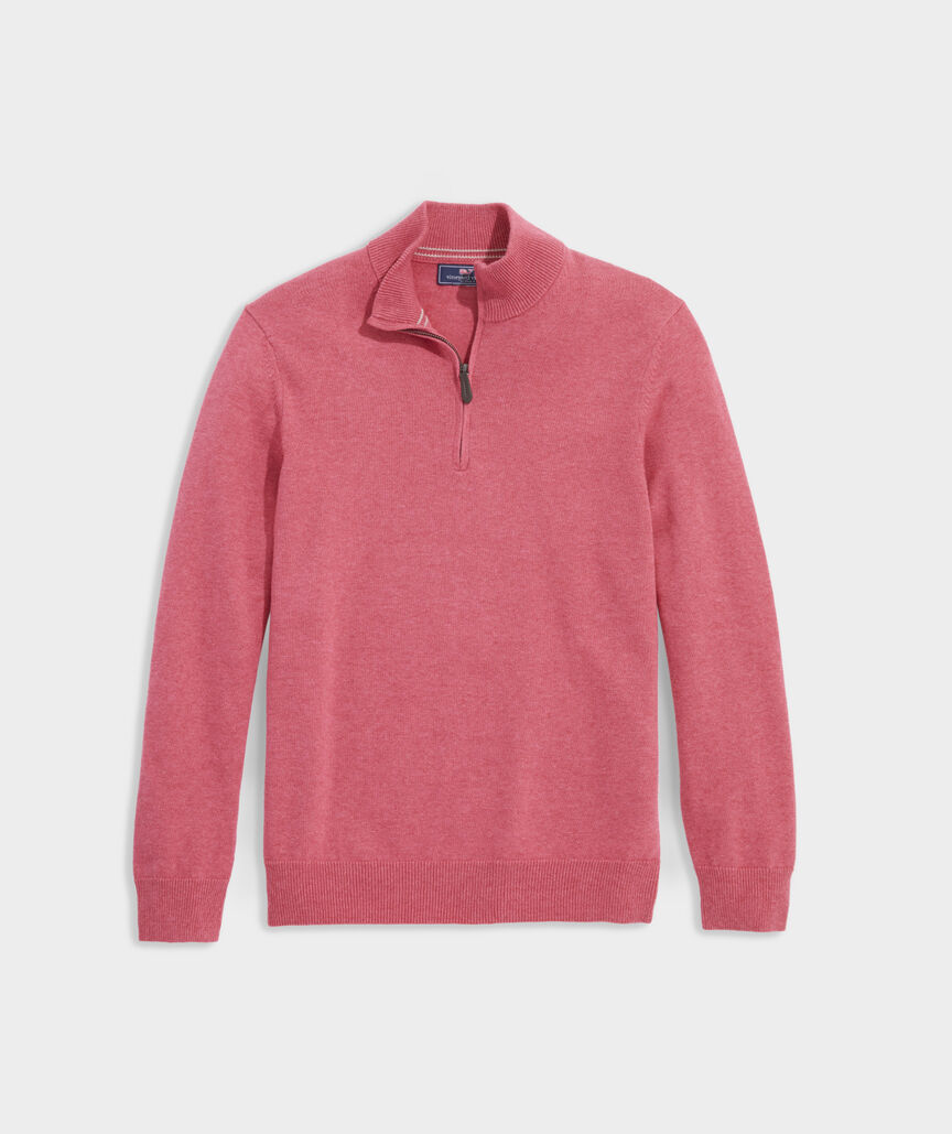 Shop Boathouse Quarter-Zip Sweater at vineyard vines