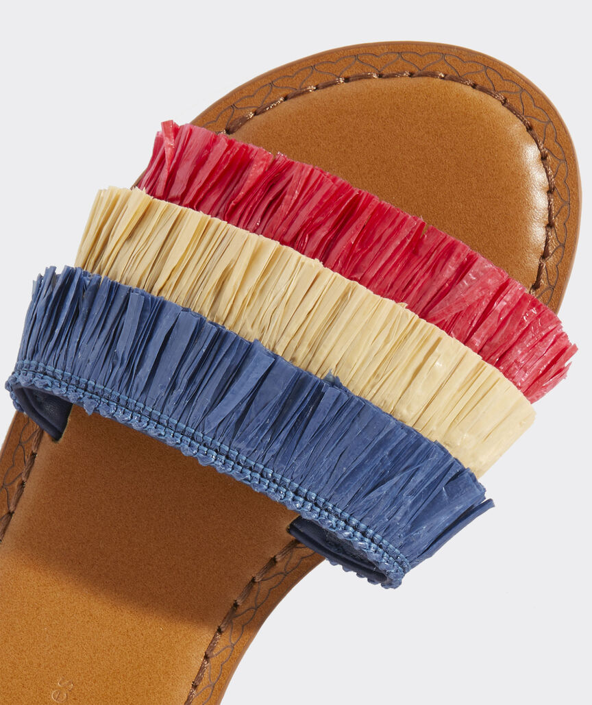 Shop Straw Fringe Slides at vineyard vines