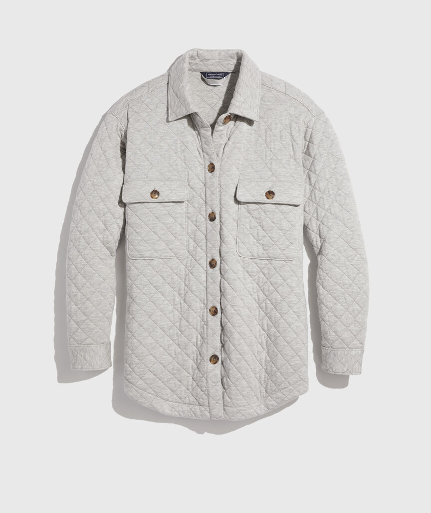 Shop Quilted Dreamcloth® Shirt Jacket at vineyard vines