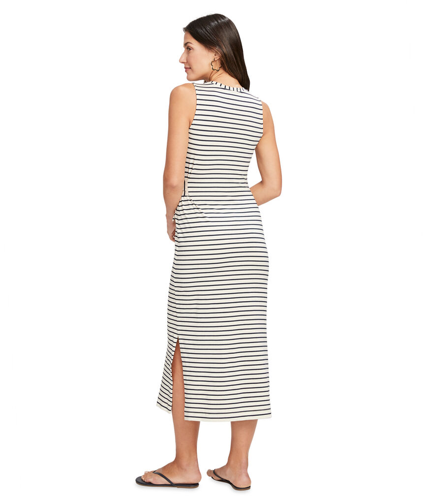 Shop Lurex Stripe Knit Midi Dress at vineyard vines