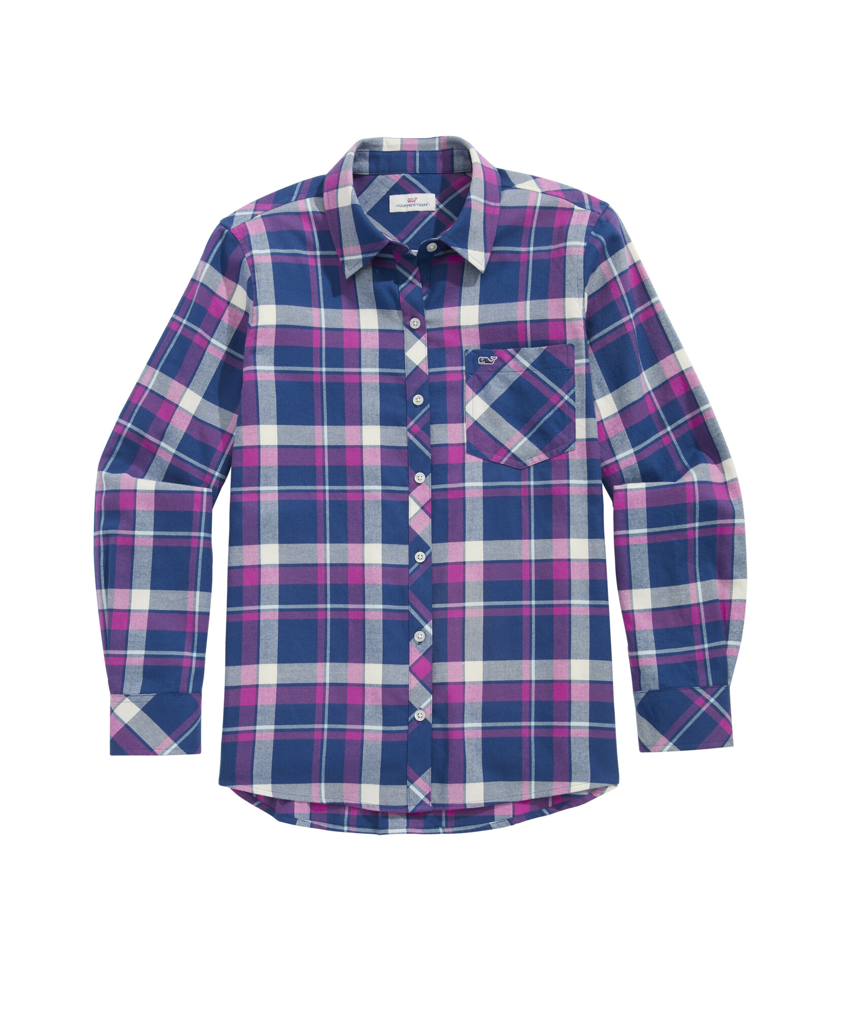 Shop OUTLET Plaid Flannel Relaxed Button-Down at vineyard vines