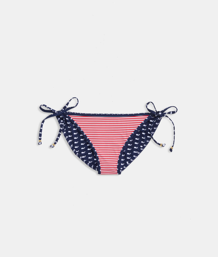 Shop Whales & Stripes String Bikini Bottom at vineyard vines