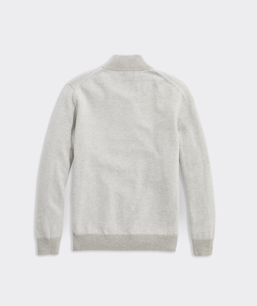 Shop Boathouse Stripe Mock Neck Sweater at vineyard vines