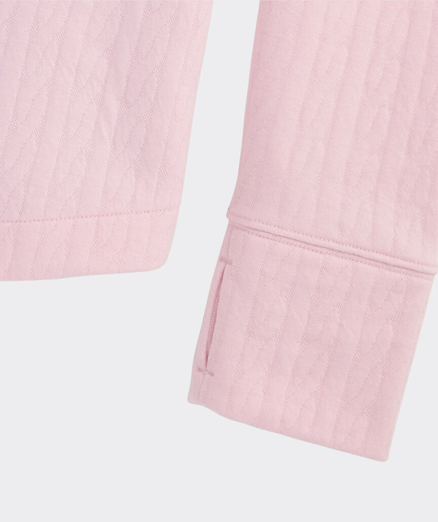 Shop OUTLET Cable Knit Quarter-Zip at vineyard vines