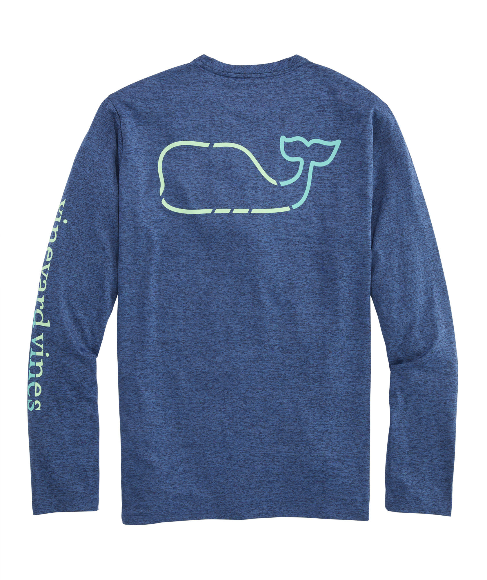 Shop OUTLET Whale Outline Long-Sleeve Performance Tee at vineyard vines