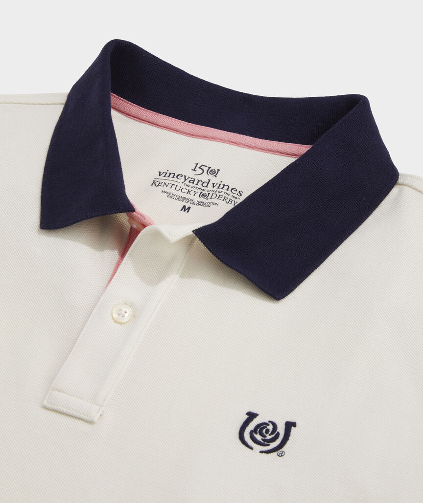Shop Kentucky Derby Heritage Colorblock Polo at vineyard vines