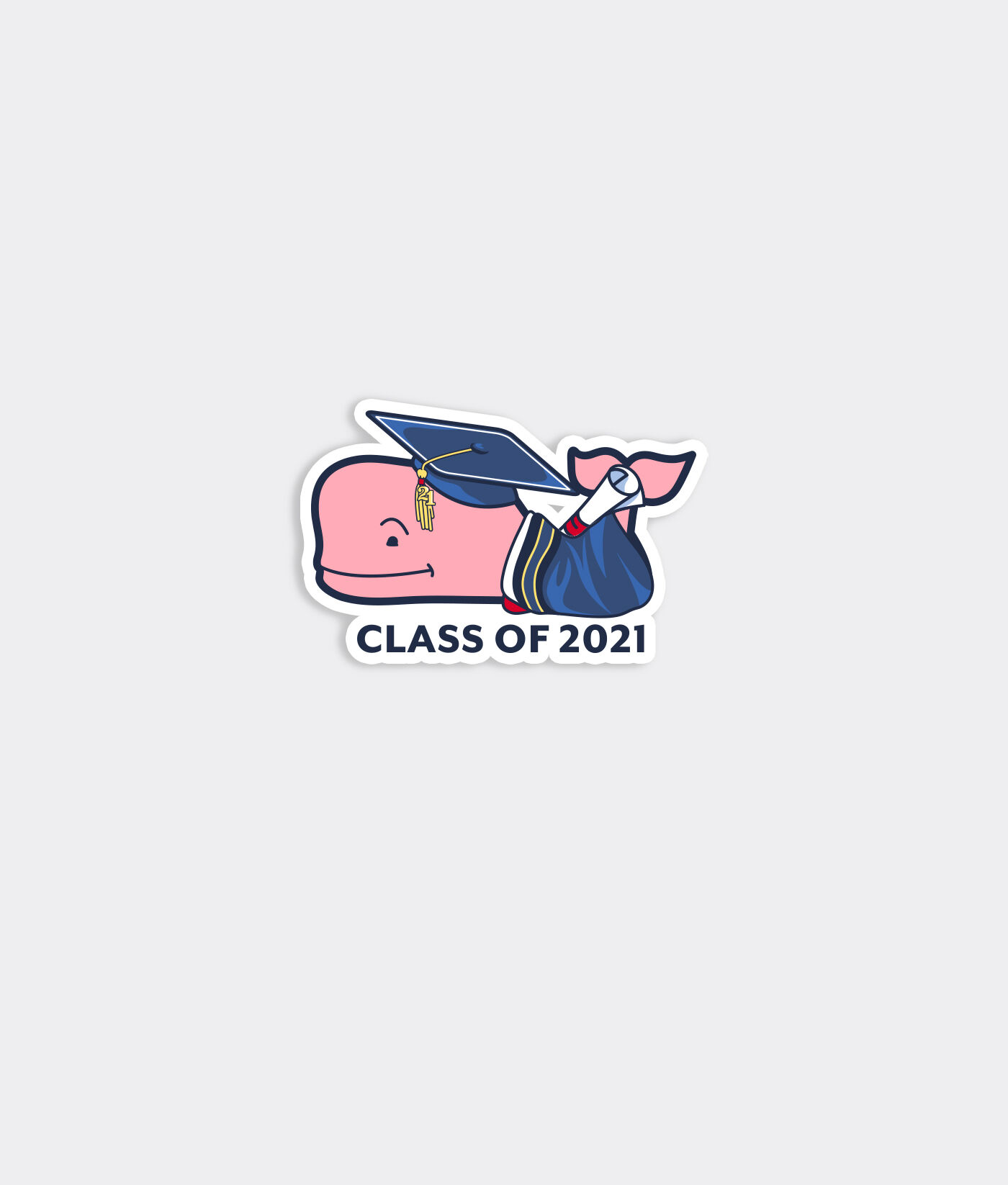 Shop Graduation Whale Sticker at vineyard vines