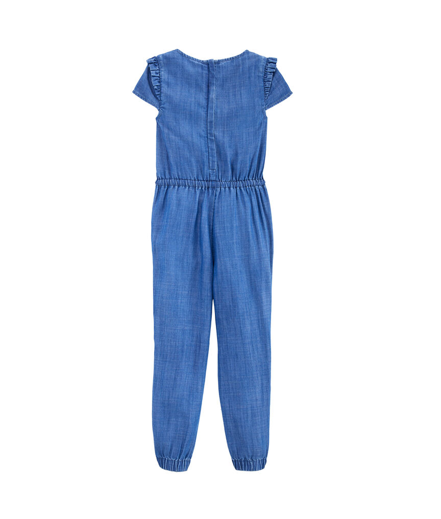 Shop Girls Chambray Jumpsuit at vineyard vines
