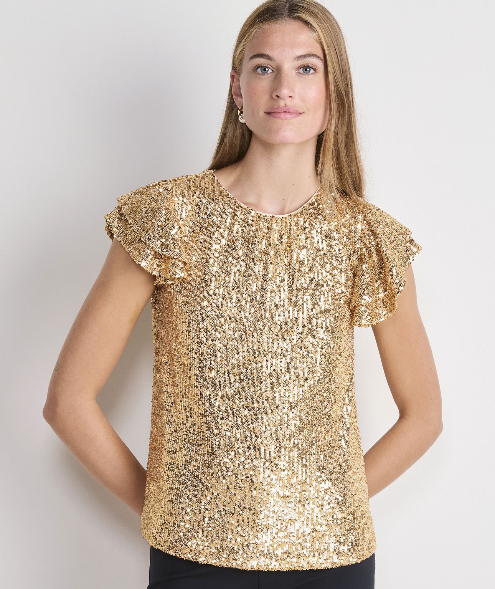 Shop Annabella Sequin Top at vineyard vines