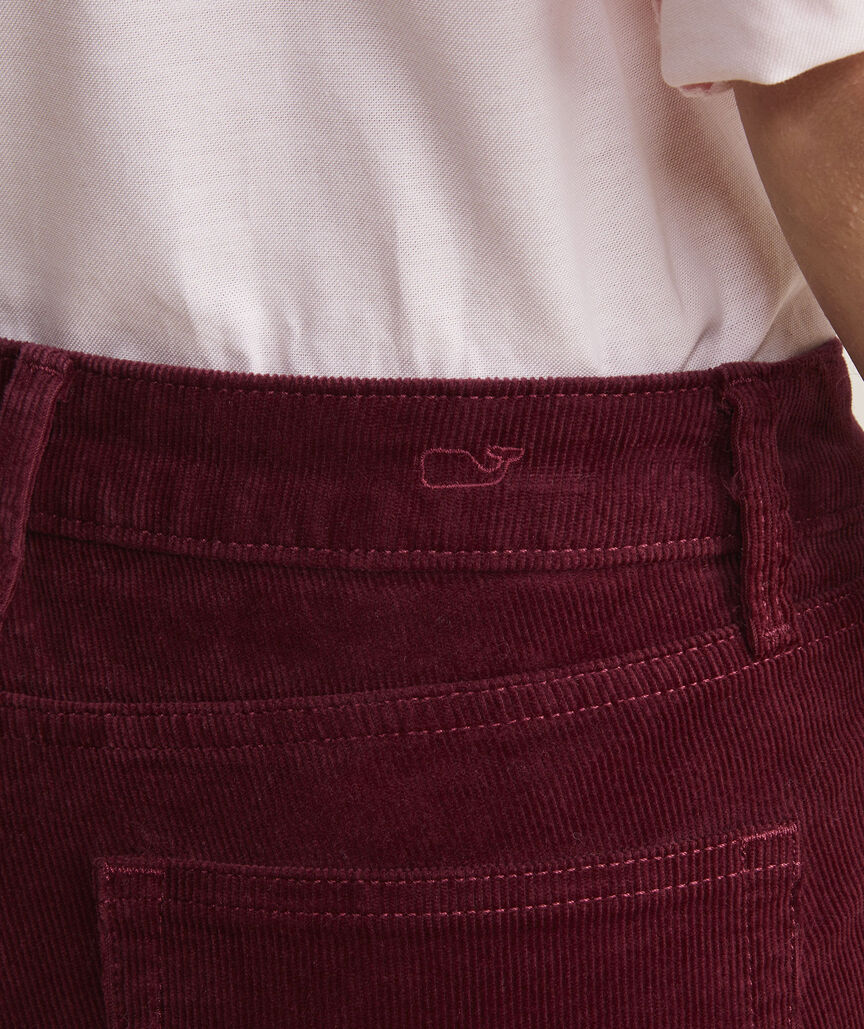 Shop Kick Flare Mid-Rise Corduroy Pants at vineyard vines