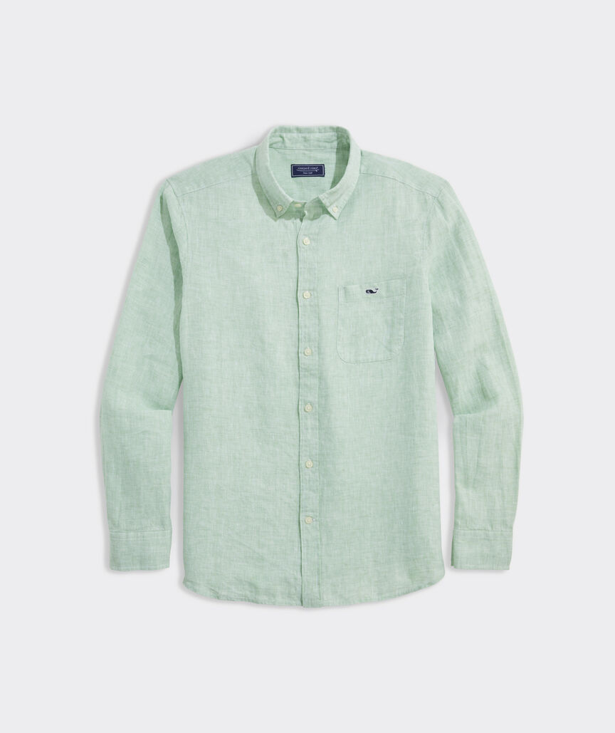 Shop Solid Linen Shirt at vineyard vines