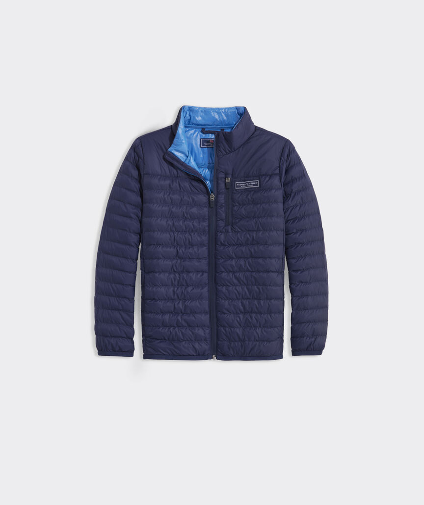 Shop Boys Lightweight Packable Puffer Jacket at vineyard vines