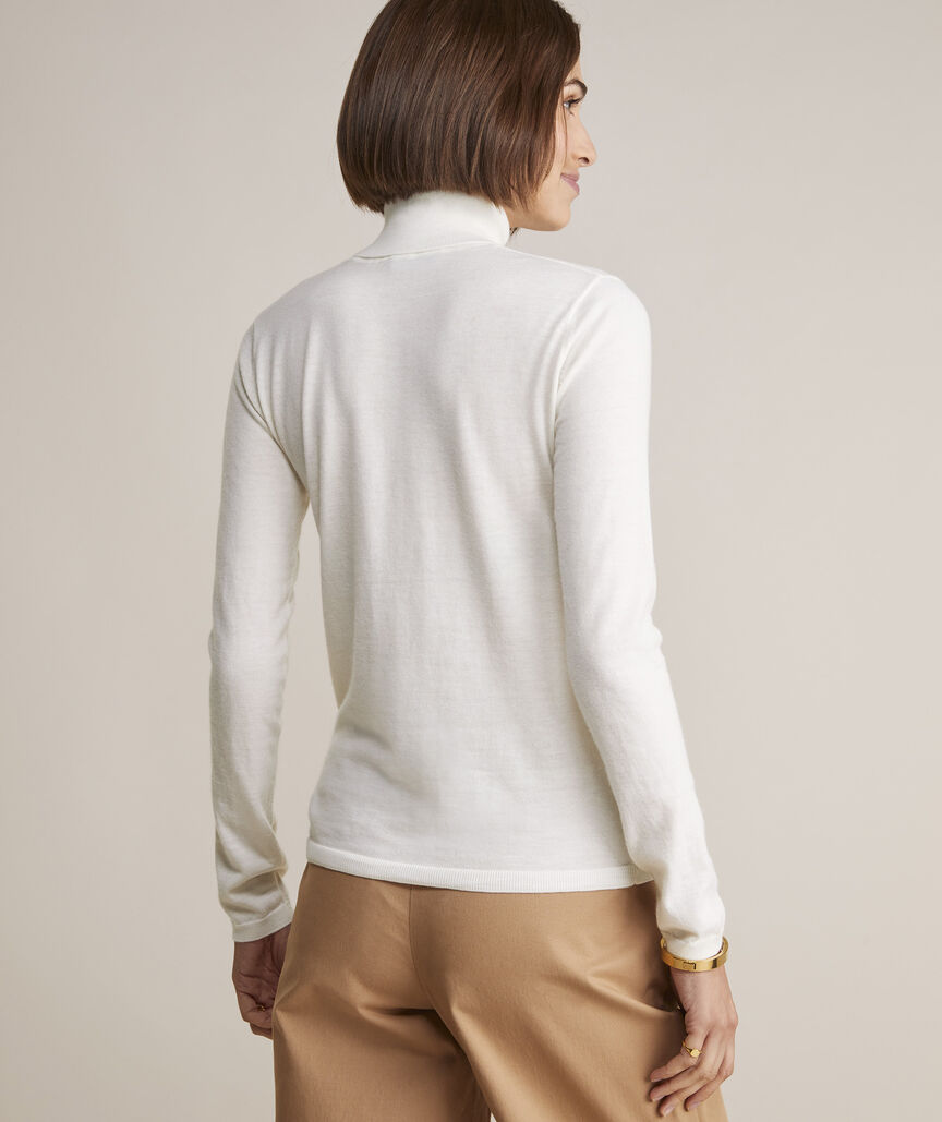 Shop Tissue Cashmere Turtleneck Sweater at vineyard vines