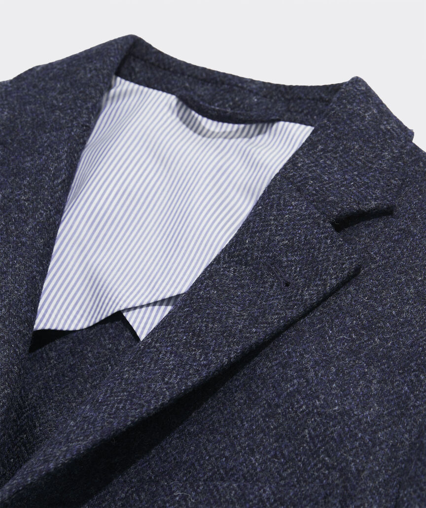 Shop Moon Wool Herringbone Blazer at vineyard vines