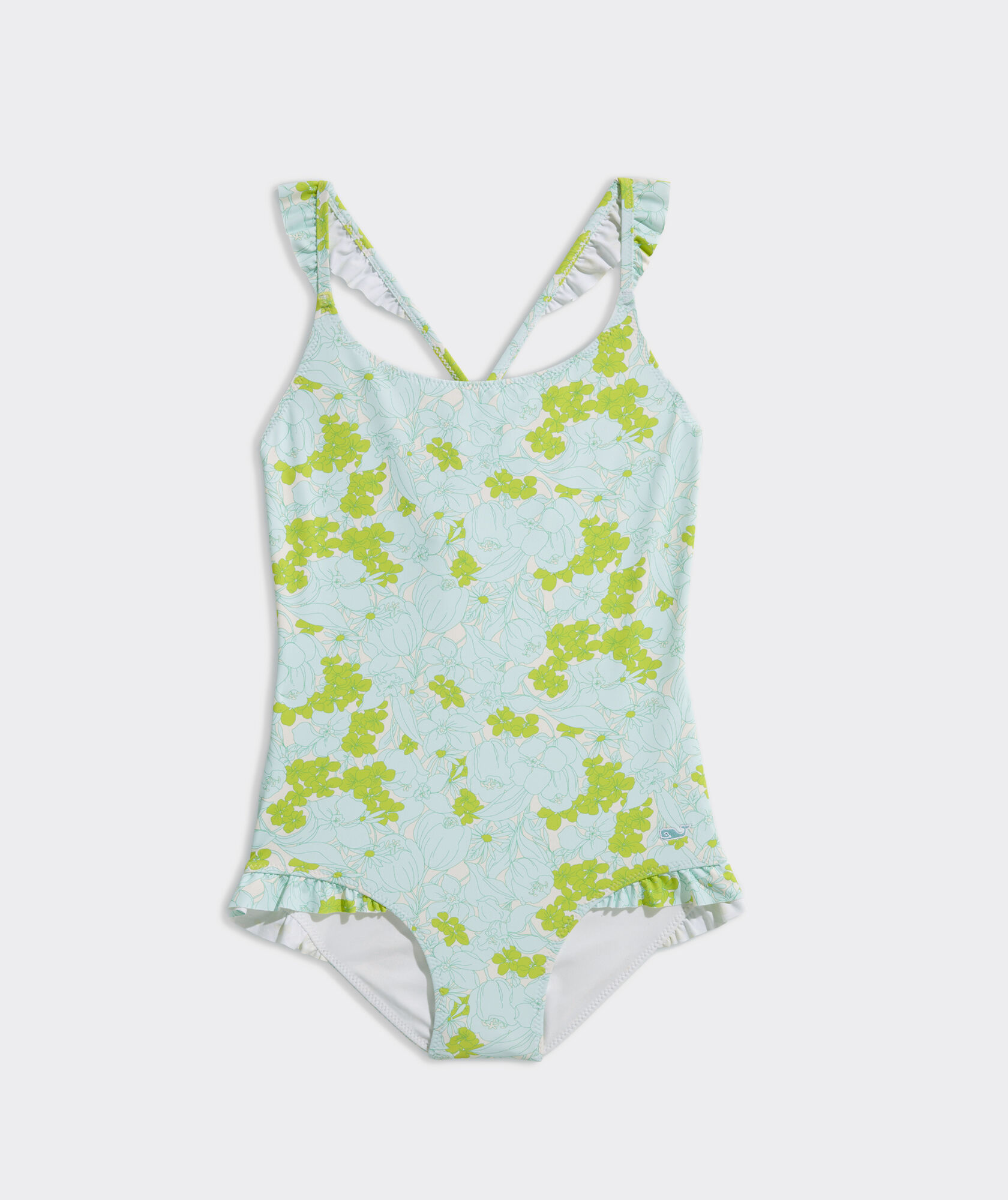 Shop Girls Ruffle One-Piece at vineyard vines