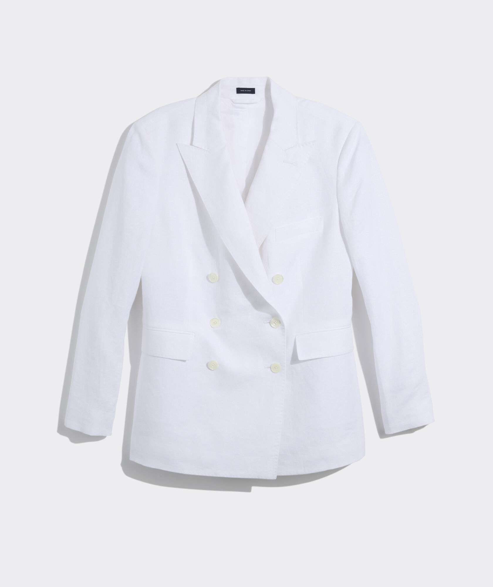 Shop Double-Breasted Linen Jacket at vineyard vines