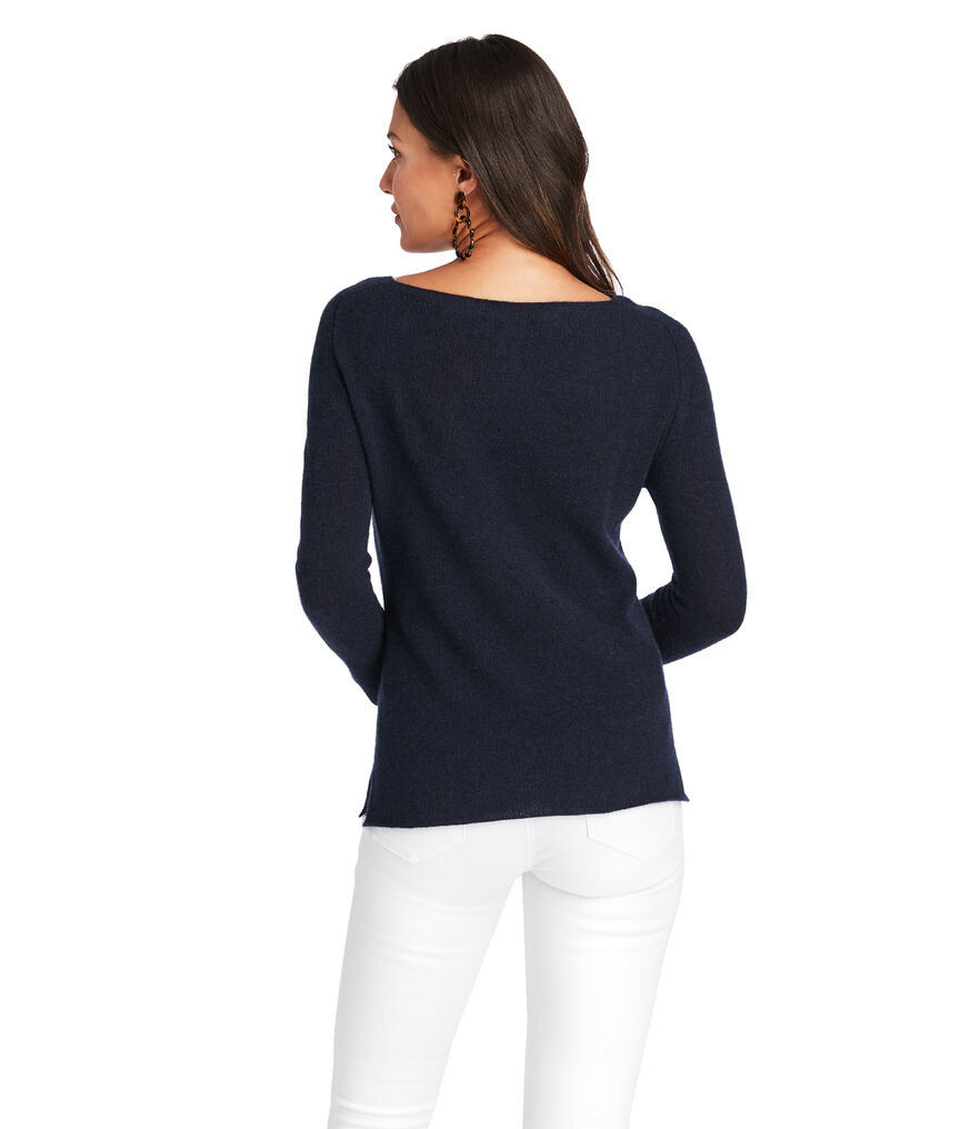 Shop Cashmere Boatneck Sweater at vineyard vines