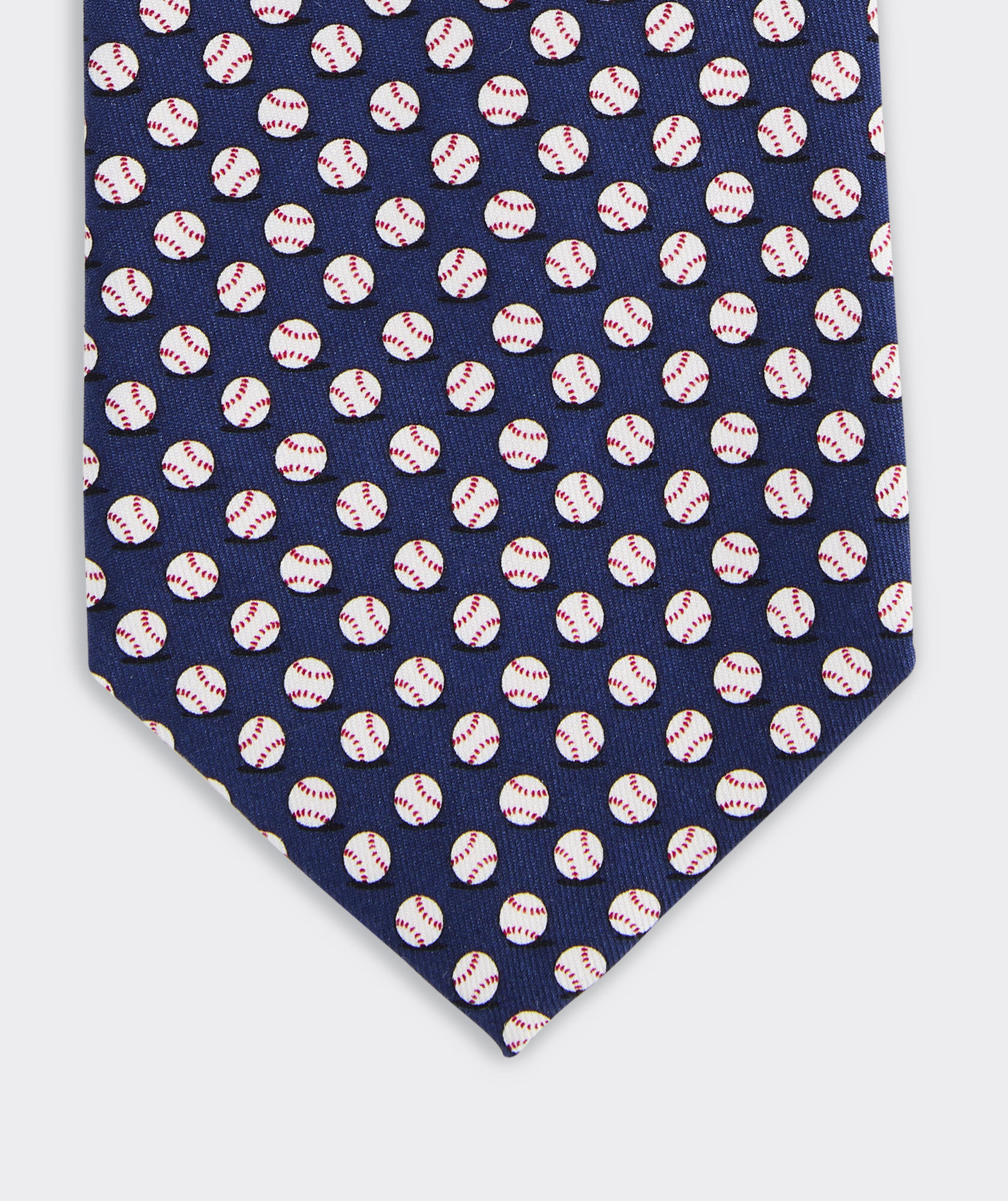 Shop Micro Baseball Geo Silk Tie at vineyard vines