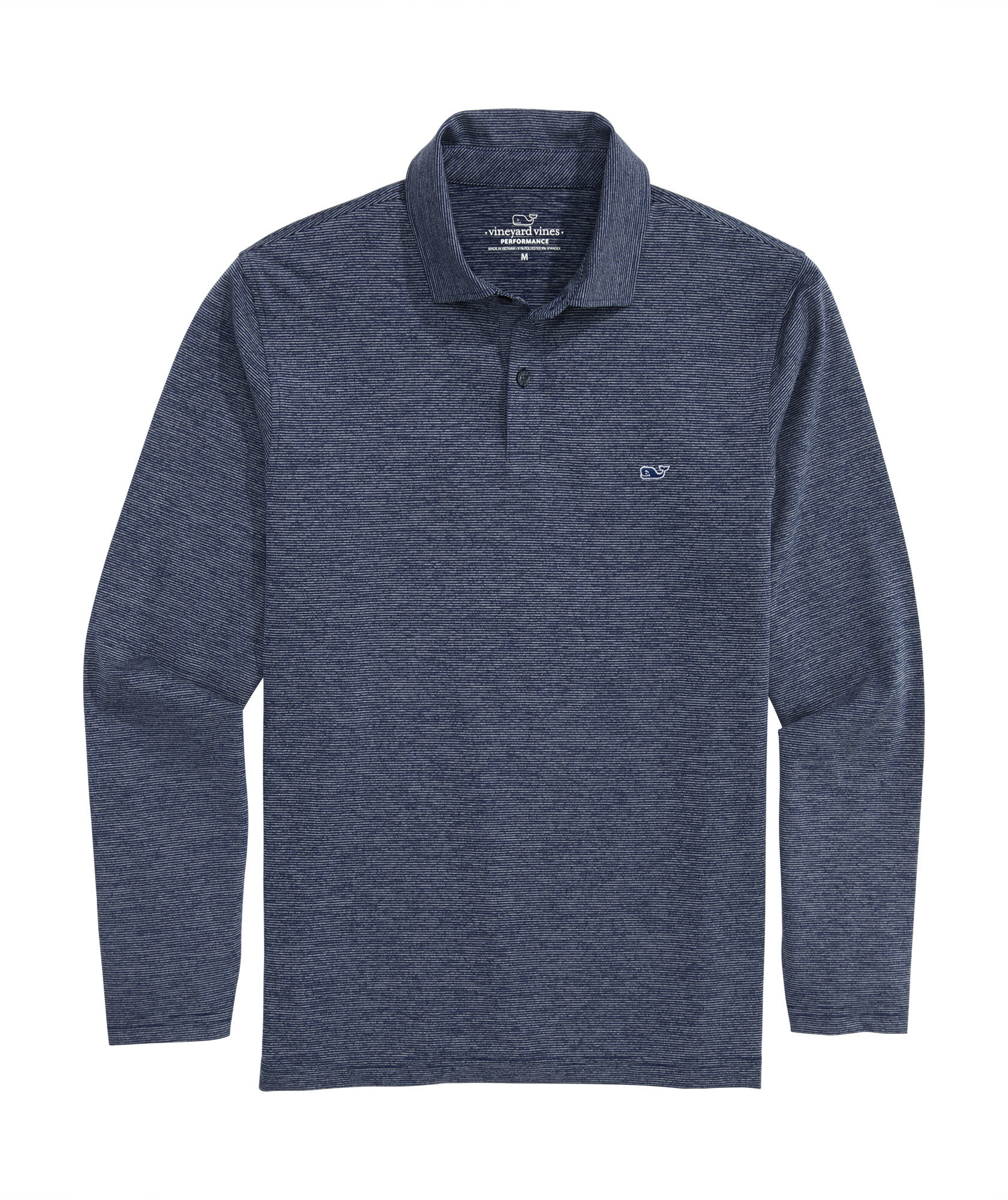 Shop OUTLET Long Sleeve Destin Stripe Performance Polo at vineyard vines