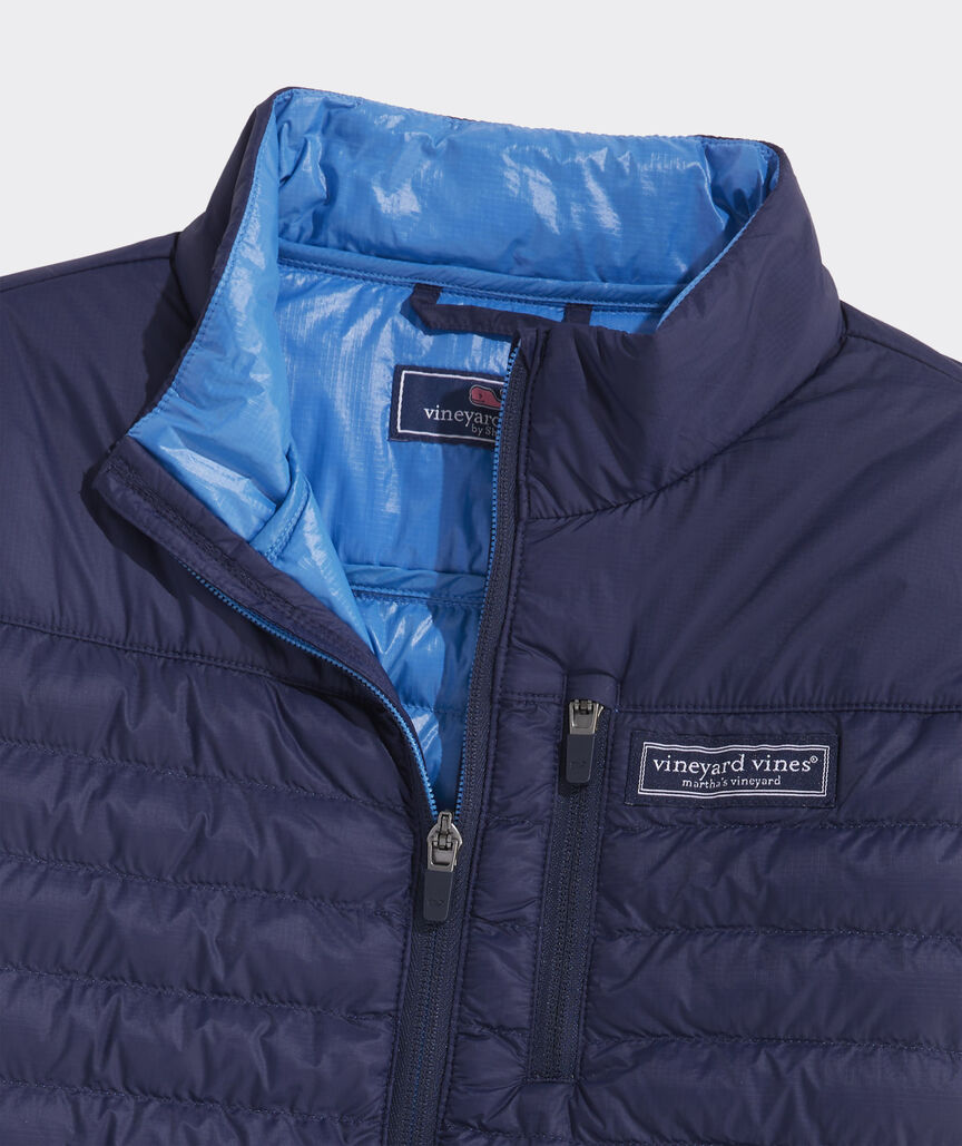 Shop Boys Lightweight Packable Puffer Jacket at vineyard vines