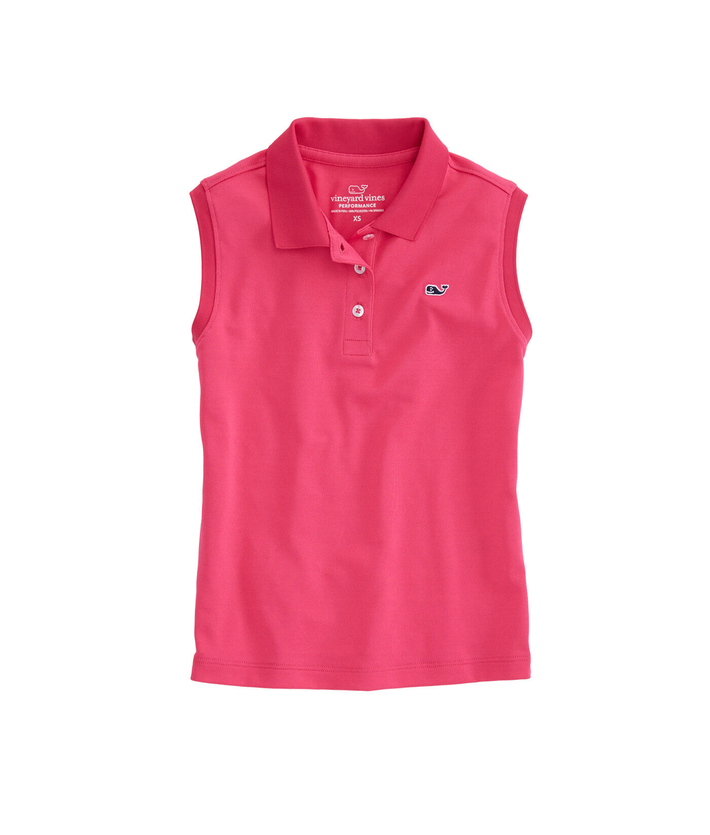 Shop Girls Sleeveless Performance Club Polo at vineyard vines