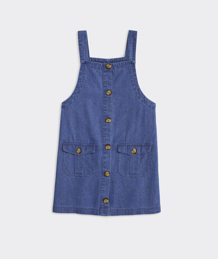 Shop Girls' Chambray Jumper at vineyard vines