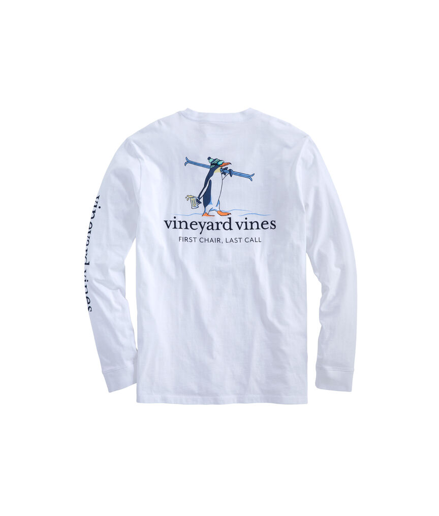 Shop First Chair Last Call Long-Sleeve Pocket Tee at vineyard vines