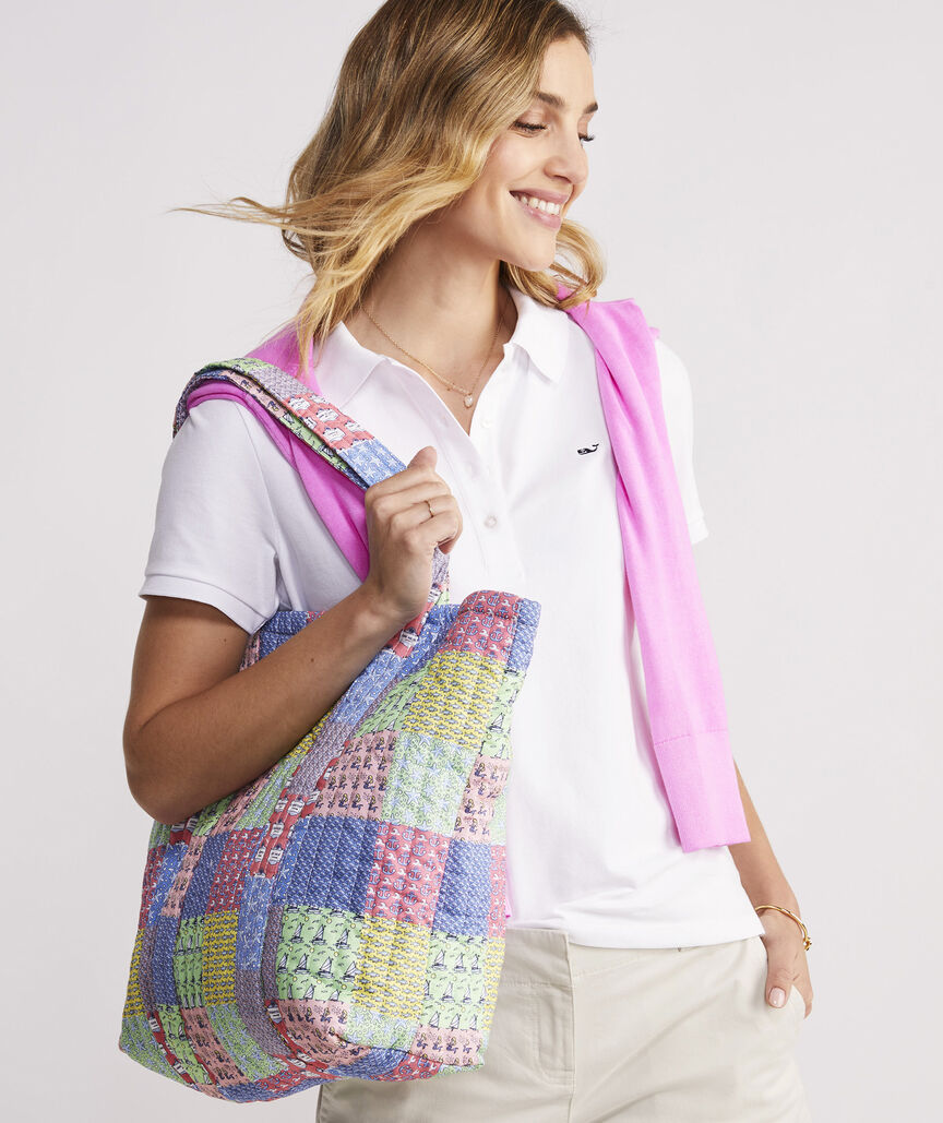 Shop Classic Patchwork Quilted Tote at vineyard vines