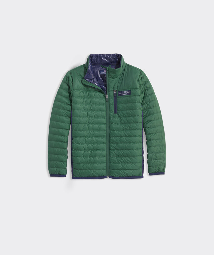 Shop Boys Lightweight Packable Puffer Jacket at vineyard vines