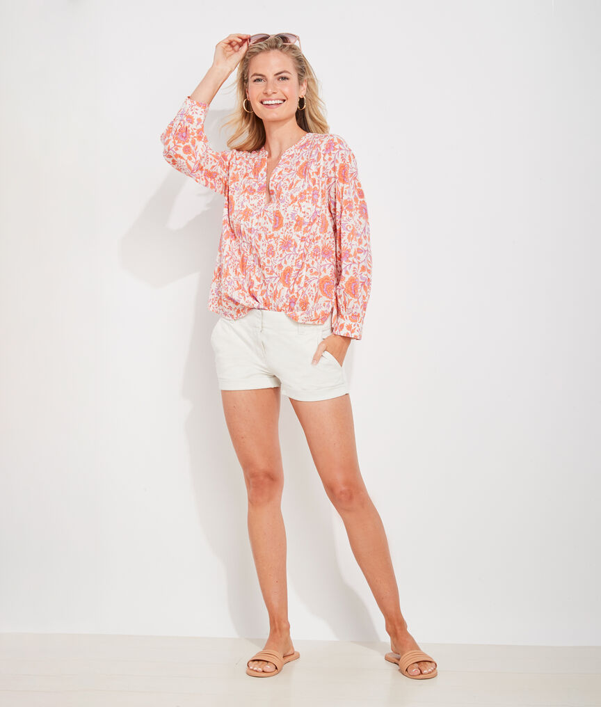 Shop Marigold Pintuck Top at vineyard vines