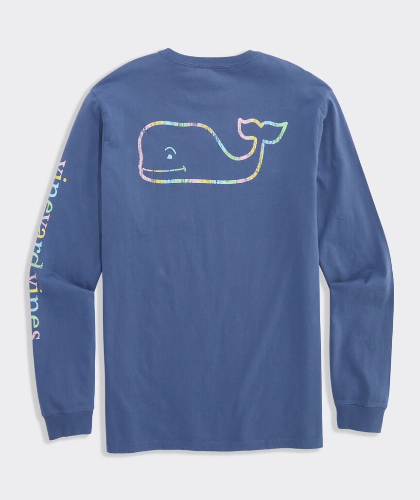 Shop Easter Vintage Whale Long-Sleeve Pocket Tee at vineyard vines
