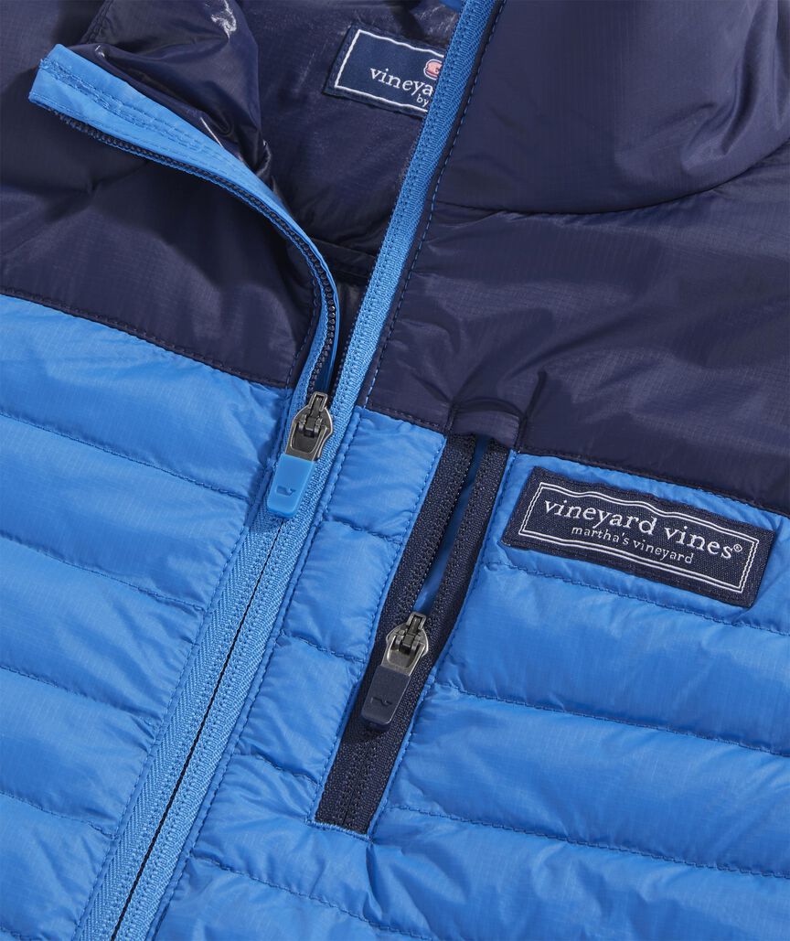 Shop Boys’ Lightweight Packable Puffer Vest at vineyard vines