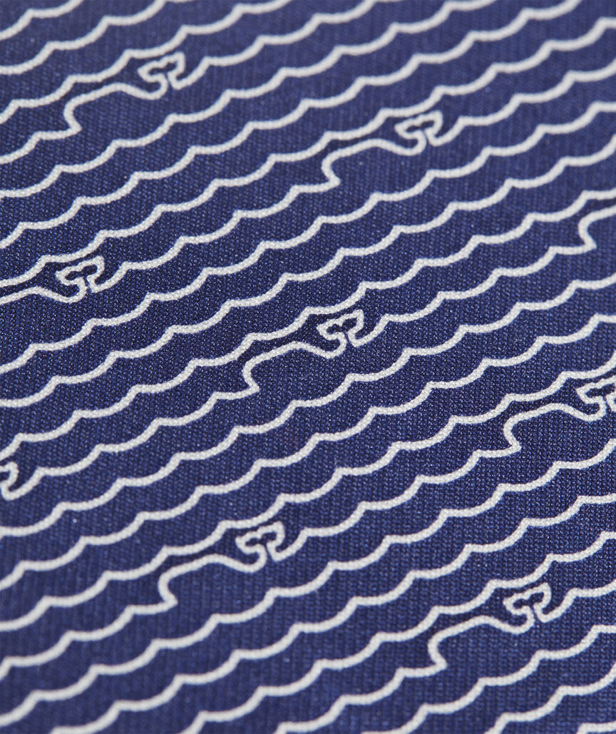 Shop Boys Whale Wave Silk Tie at vineyard vines