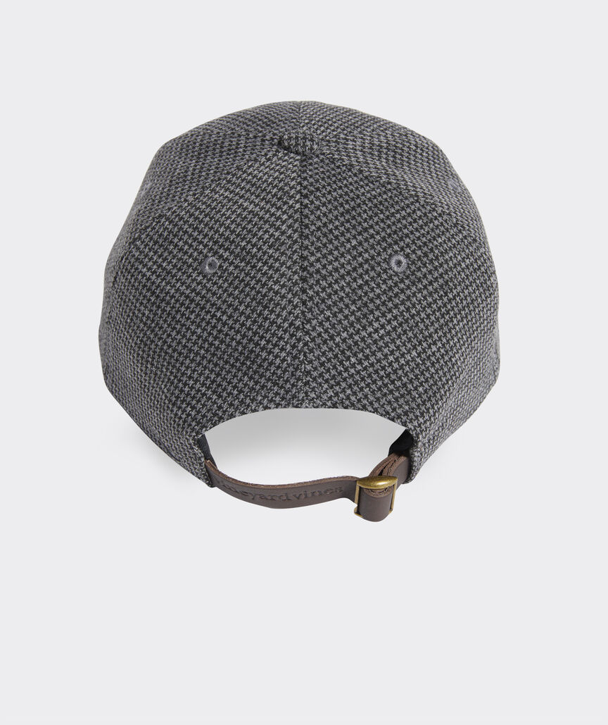 Shop Knit Houndstooth Baseball Hat at vineyard vines