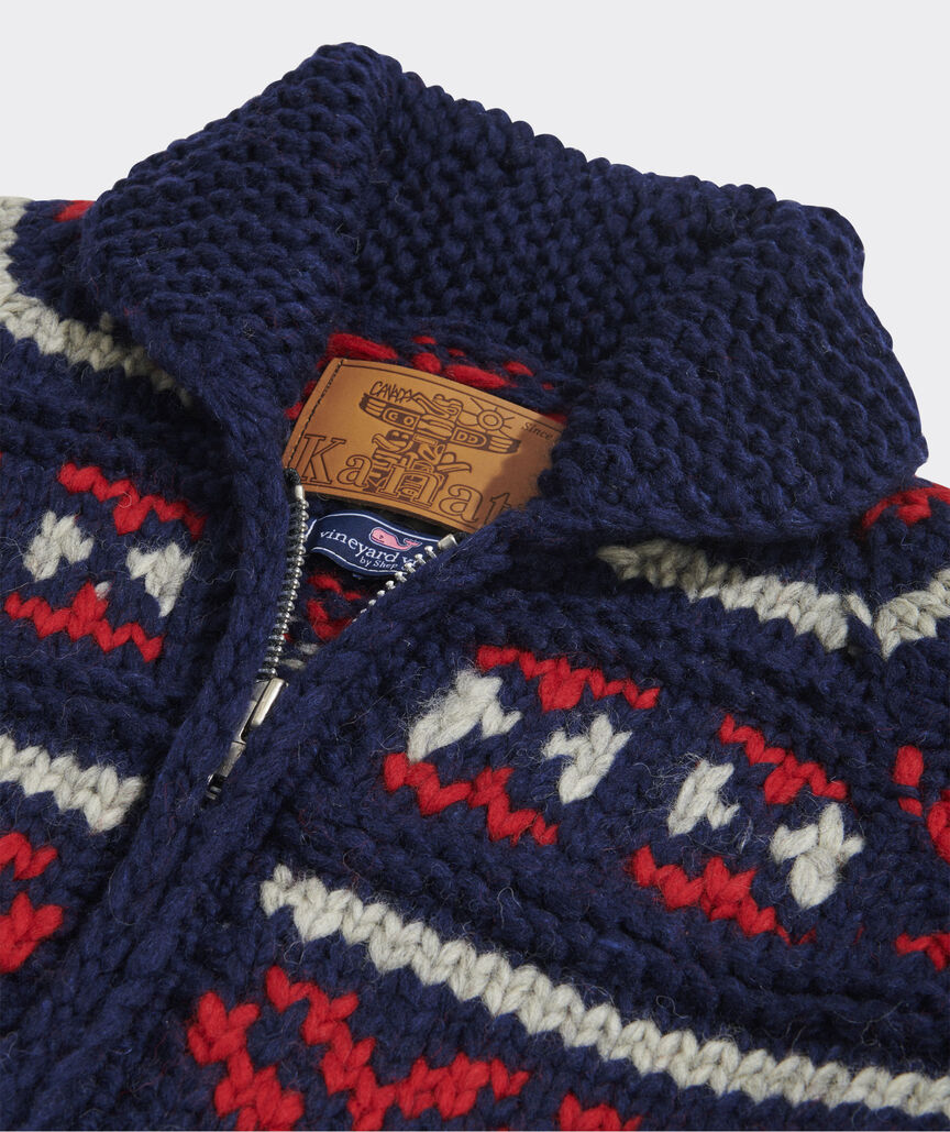 Shop Wool Cowichan Sweater at vineyard vines