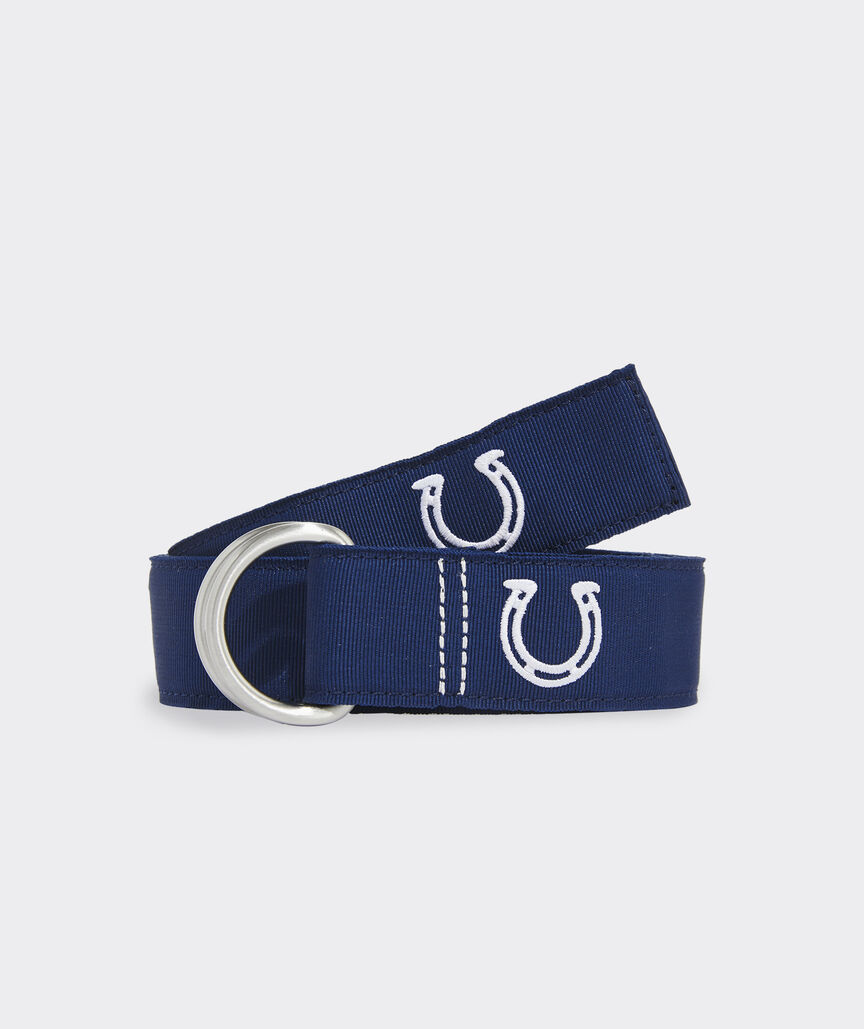 Shop Kentucky Derby Embroidered Horseshoe Ribbon D-Ring at vineyard vines