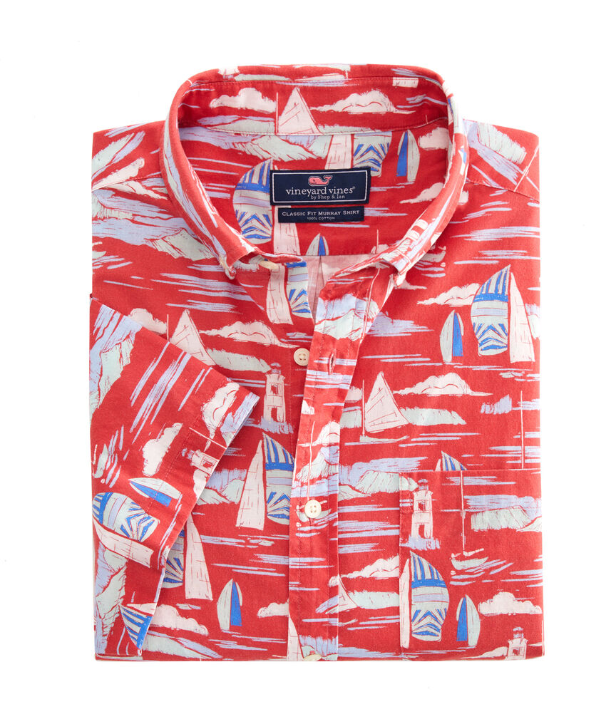 Shop Classic Fit Short-Sleeve Vineyard Murray Shirt at vineyard vines