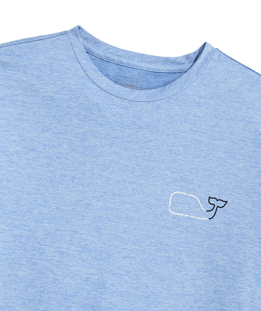 Shop OUTLET Whale Outline Short-Sleeve Performance Tee at vineyard vines