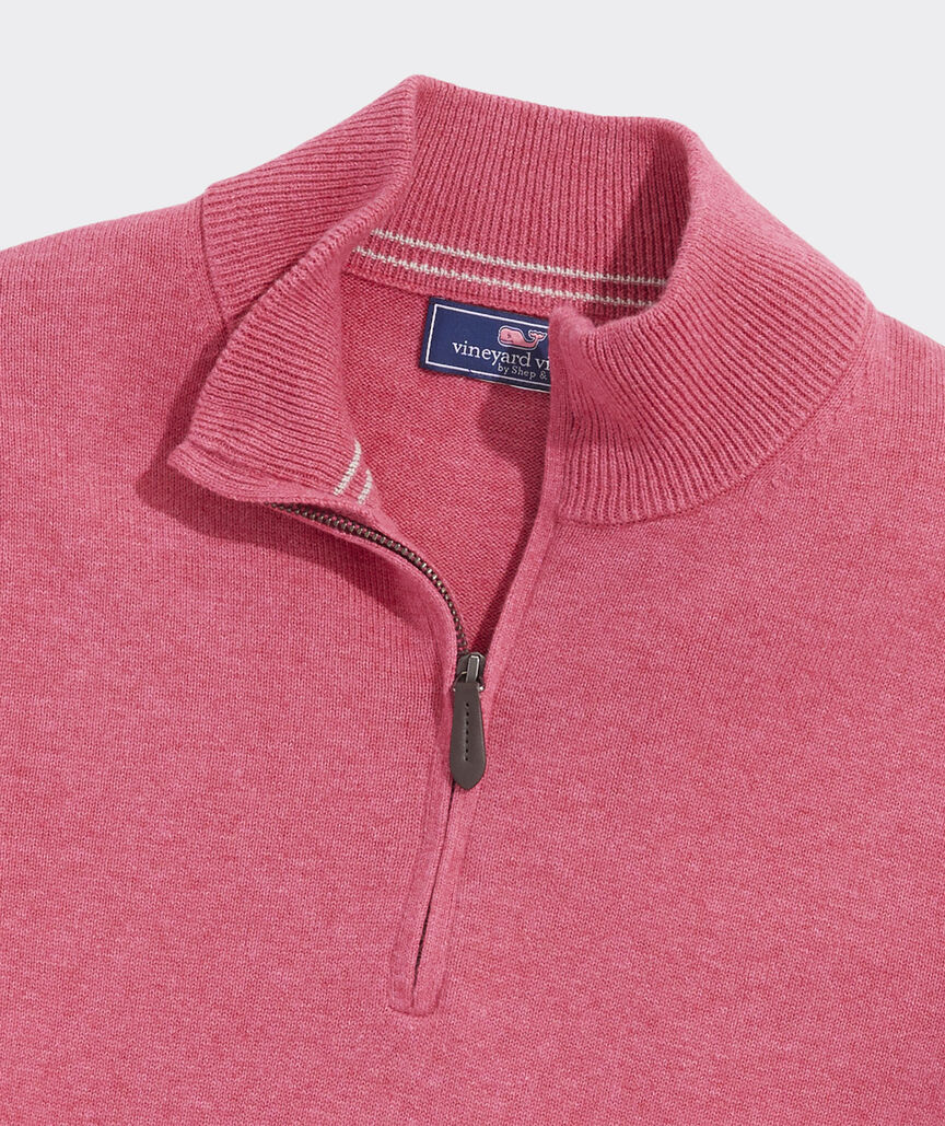 Shop Boathouse Quarter-Zip Sweater at vineyard vines