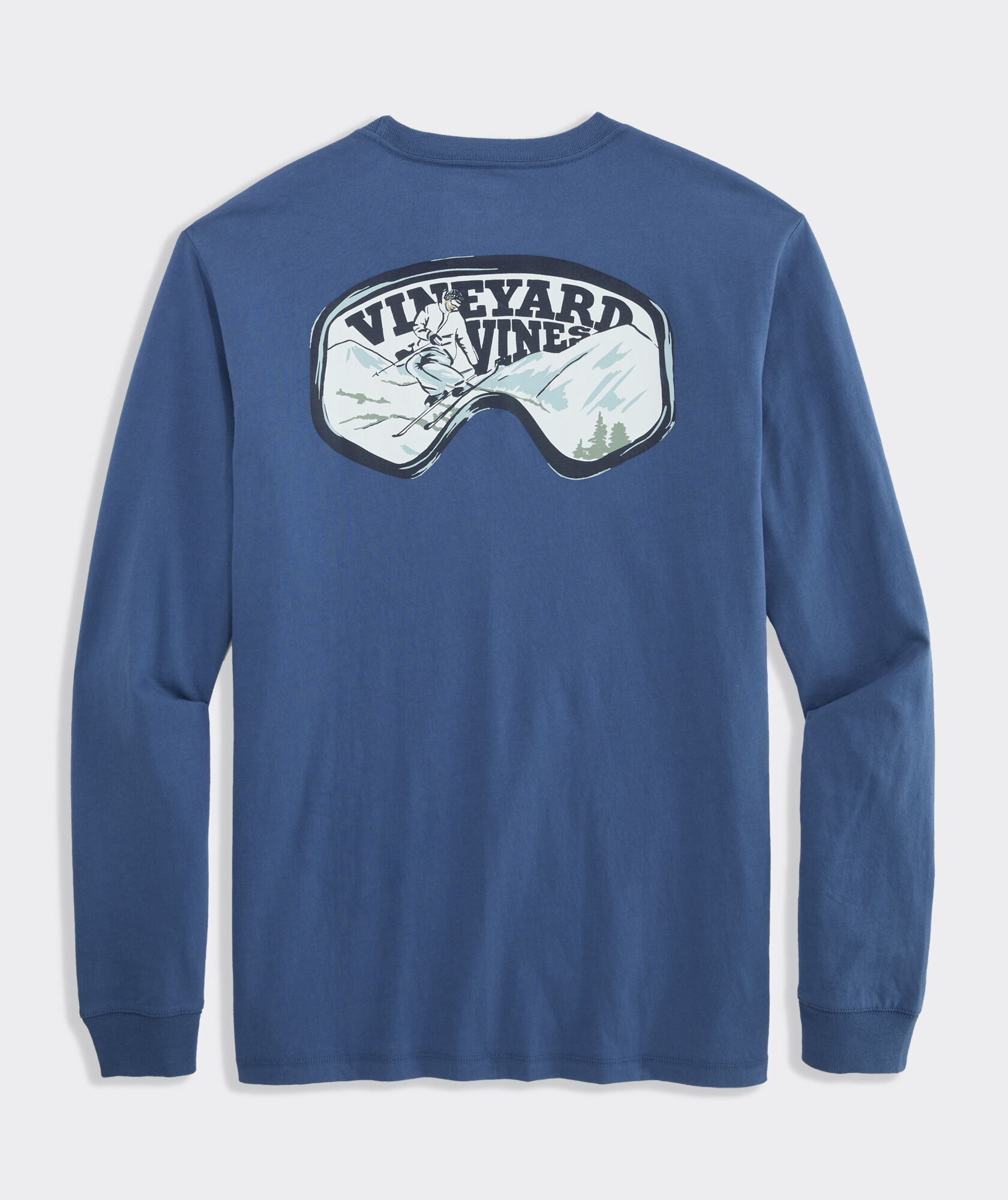 Shop Painted Ski Goggles Long-Sleeve Pocket Tee at vineyard vines