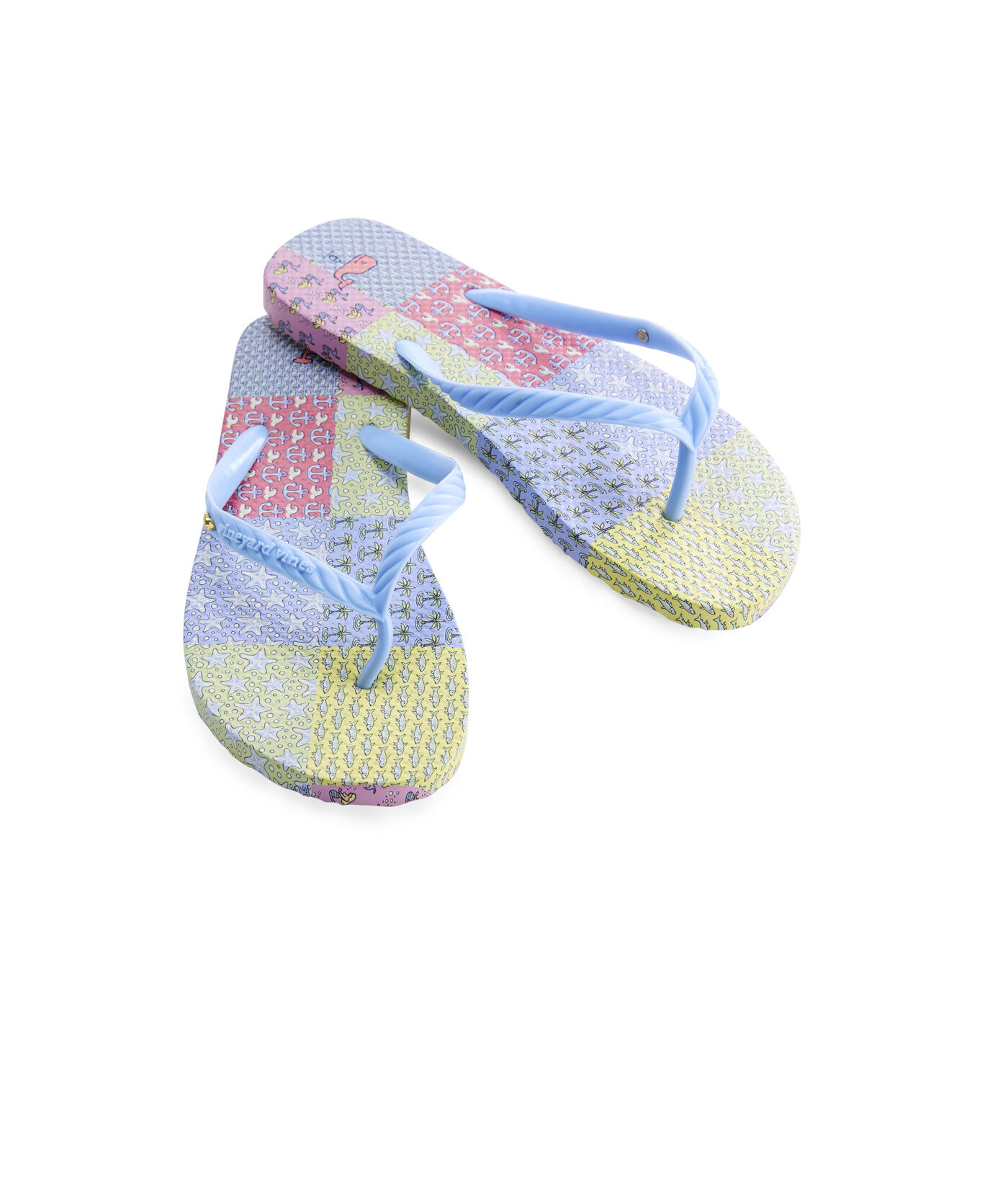 Shop Heritage Original Patchwork Flip Flops at vineyard vines