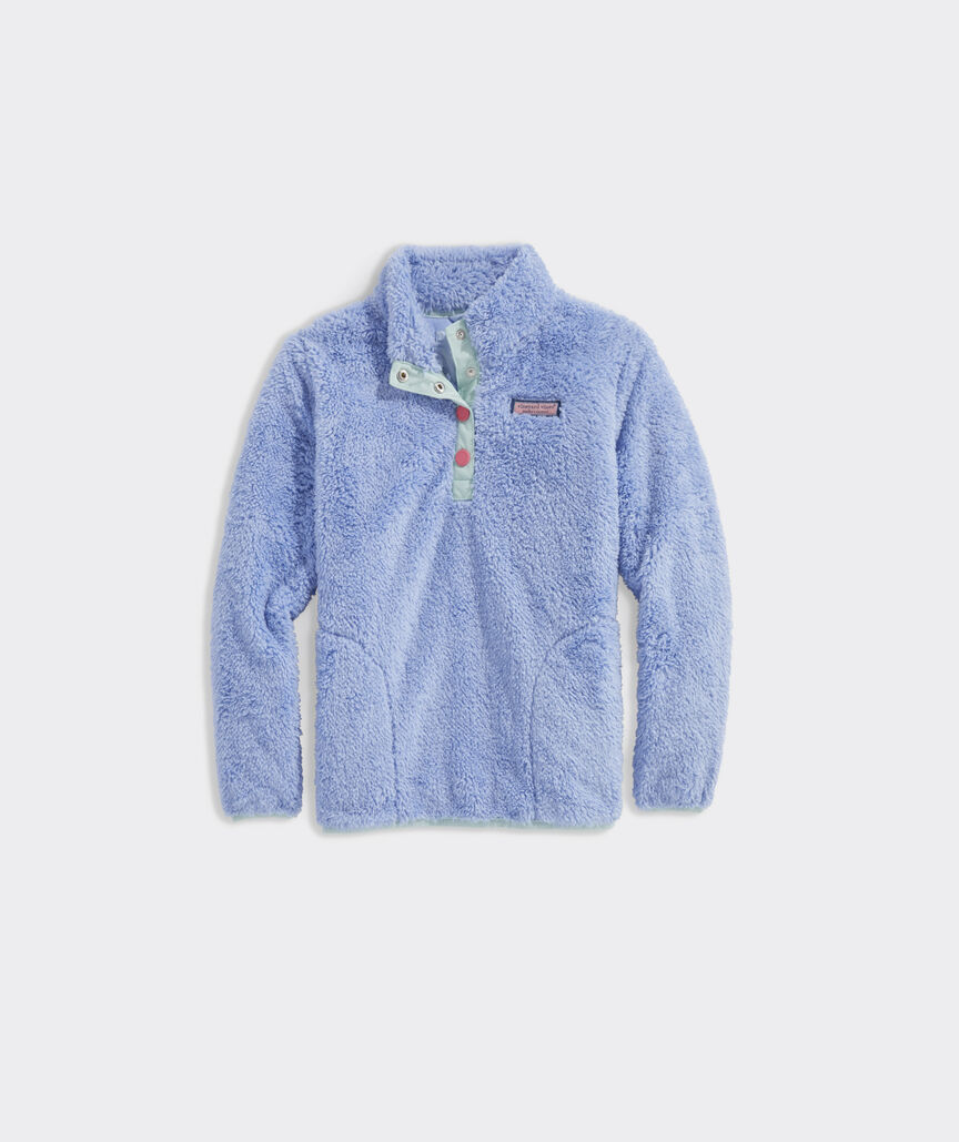 Shop Girls Teddy Snap Placket Pull-Over at vineyard vines