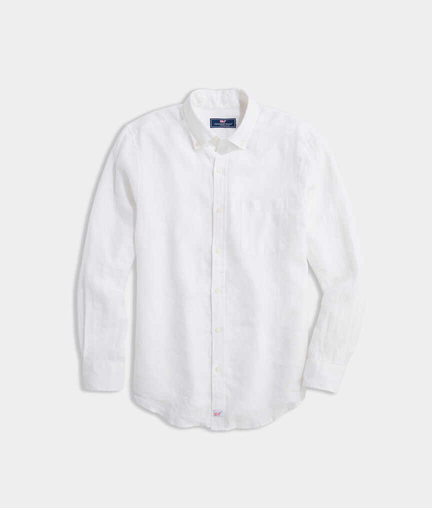 Shop Solid Linen Shirt at vineyard vines