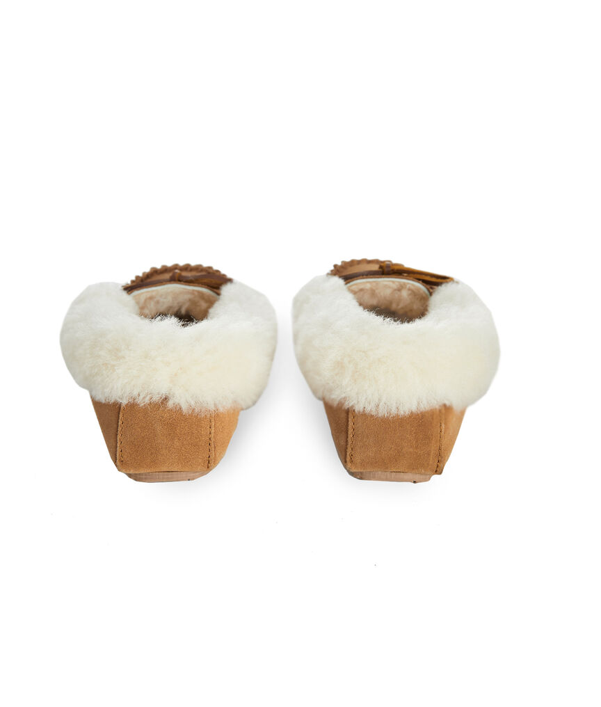 Shop Womens Suede Shearling Slippers at vineyard vines