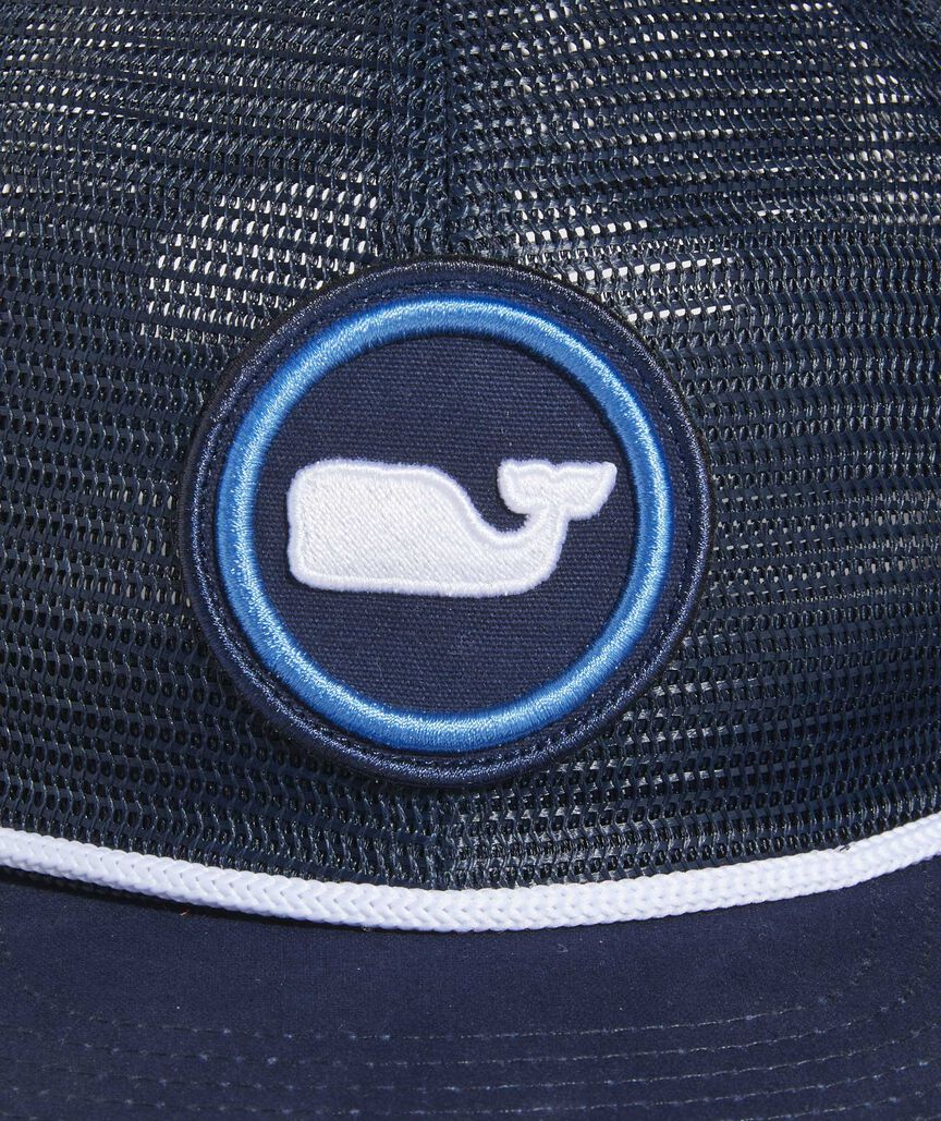 Shop Whale Dot Patch Mesh Trucker Hat at vineyard vines