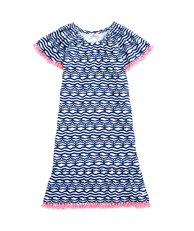 Shop Girls Whale Tail Wave Dress at vineyard vines