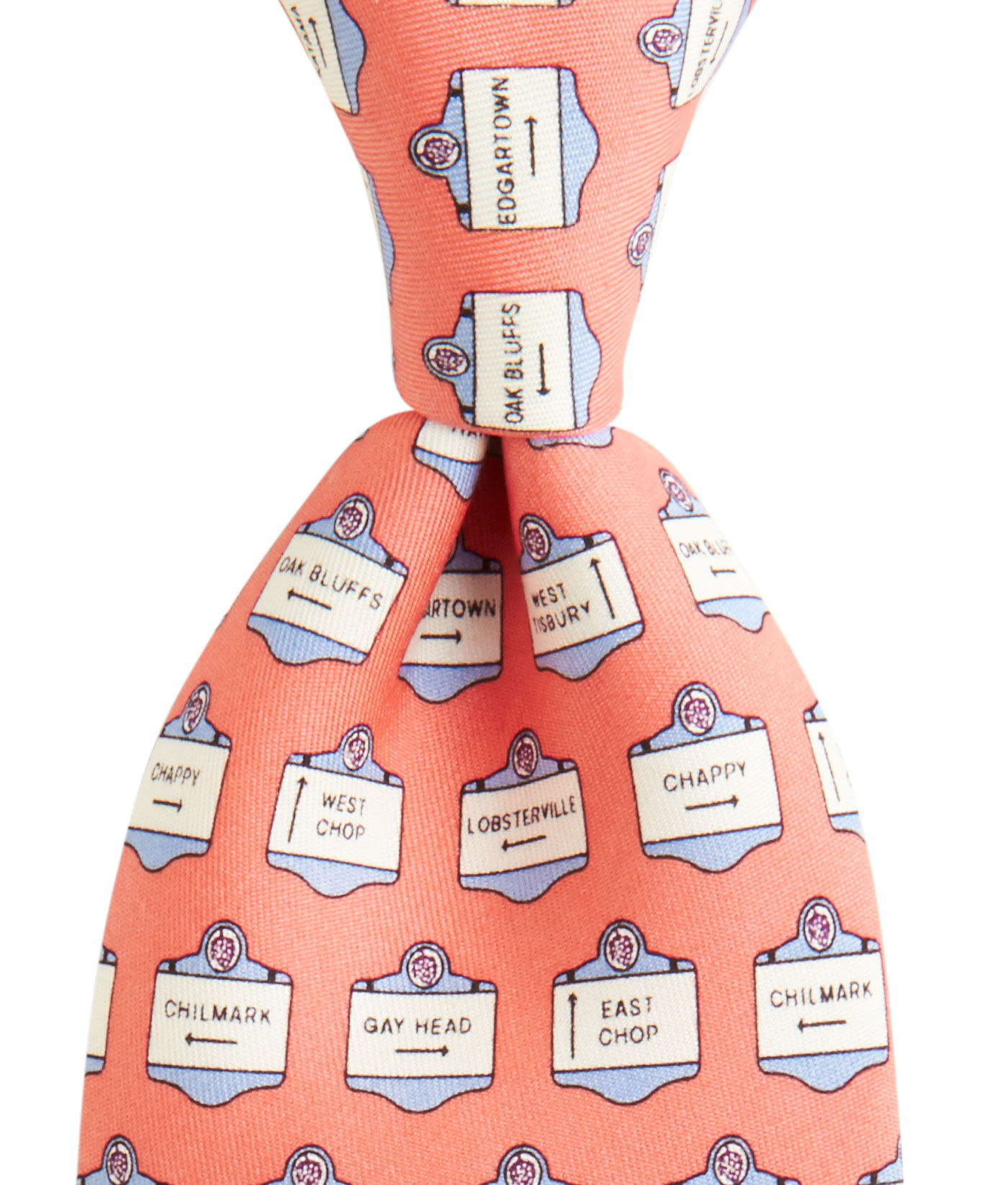 Men's Ties: MV Signs Printed Silk Tie for Men – Vineyard Vines